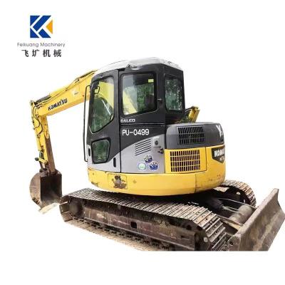 China 7.5L Backhoe Digger Komatsu pc78us-6 van de motorolieverversing Graafwerktuig Te koop