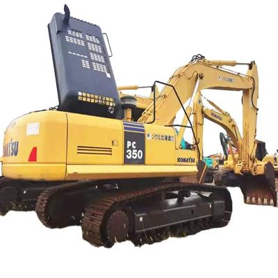 China Hydraulisch Gebruikt Graafwerktuig 350-7 32100KG van KOMATSU voor Grondverzet Te koop