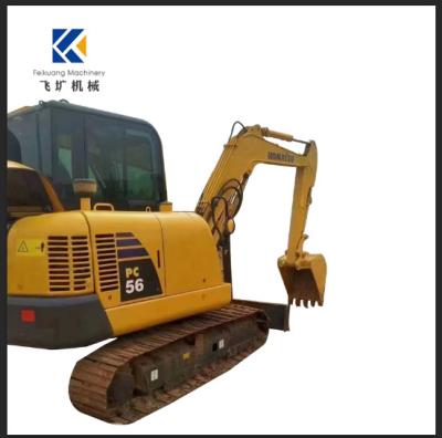 China 2018 Gebruikte Backhoe Digger Excavator 34500W van KOMATSU 56-7 Te koop