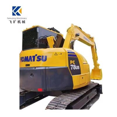 China 6865KG Mini Gebruikte Komatsu Graafmachine 78-8 Tweedehands Graaflaadmachine Te koop