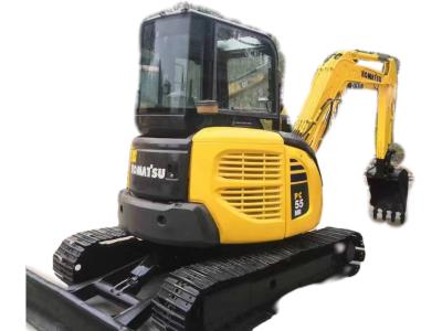 Cina PC55MR-2 Excavator Komatsu usato con profondità massima di scavo di 3800 mm in vendita