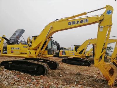 China Veelzijdige gebruikte Komatsu graafmachine met een emmercapaciteit van 0,8 m3 Maximale graafdiepte 6620 mm Te koop