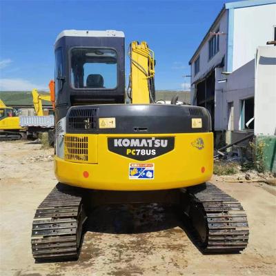 Cina 78US-6 Escavatore Komatsu Usato Con Velocità di Viaggio 4,5 km/h Cambio di Olio Motore Quantità 7,5L in vendita