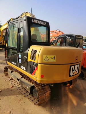 Cina 7 tonnellate Escavatori di seconda mano CAT 307D 50.6kN Forza di scavo a secco per miniere in vendita