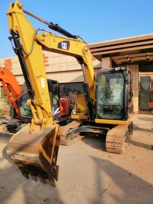 Cina 7 tonnellate Escavatori di seconda mano CAT 307D 50.6kN Forza di scavo a secco per miniere in vendita
