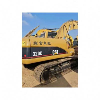 China Excavadoras CAT usadas com capacidade de tanque hidráulico de 120 L e modelo de motor CAT 3066 ATAAC à venda