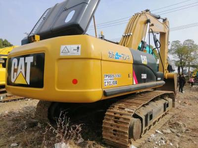 Cina 11760 mm Radiale di scavo massimo Escavatori CAT di seconda mano per progetti di costruzione in vendita