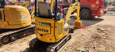 China Komatsu 3D67E-5 Motor Model Watergekoelde KOMATSU PC18 Graafmachine Met 0.04m3 Emmer Capaciteit Te koop
