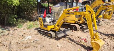 China Komatsu 3D67E-5 Motor Model Watergekoelde KOMATSU PC18 Graafmachine Met 0.04m3 Emmer Capaciteit Te koop