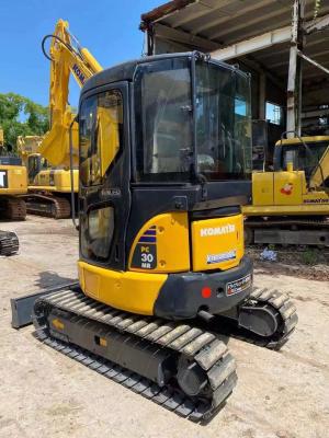 Cina Velocità di oscillazione Komatsu 3t PC30 Escavatore a trascinatore con capacità di secchio 0,2 m\u00b3 in vendita