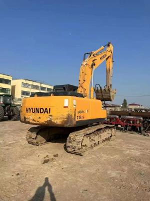 Cina Hyundai R215 Escavatore usato 125KW Potenza 0,92m3 Capacità del secchio 9730mm Altezza di scavo in vendita