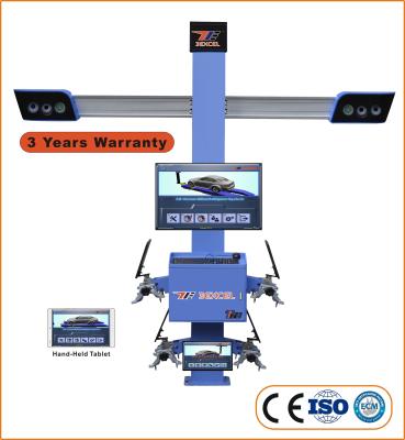 China Integrated  4 Wheel Alignment Machine Four Cameras 3D Wheel Aligner For Tire Shop for sale