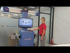 Automatic 3D Wheel Aligner Machine Tire Balancing With Multi Languages Database