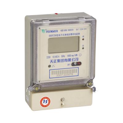 Cina Metro elettronico monofase 220V 1.0Accuracy di watt-ora di Multi-rate DDSF256 in vendita