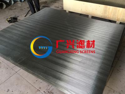 China Stainless Steel 316 V-wire Slot well Screen Panel for Mining for sale