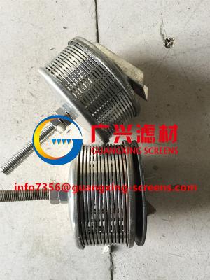 China Stainless steel wire mesh water filter nozzle with thread coupling for sale