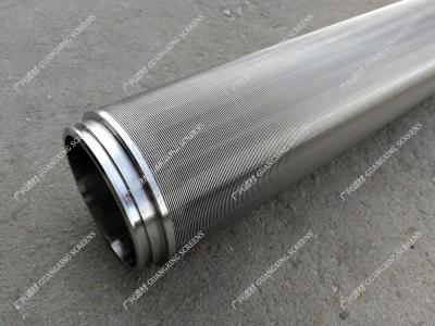 China stainless steel  304 316L Wedge Wire Screen for water filtration for sale