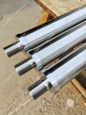 China stainless steel  304 316L  2205 Wedge wire screen tube also called round slot tube for sale