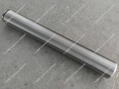 China Stainless Steel wedge wire slotted screen filter elements for sale