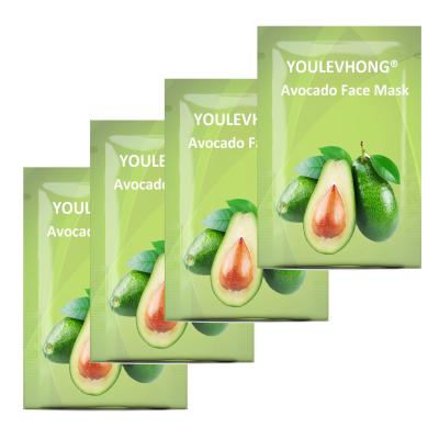 중국 유니섹스 피부 영양을 위해 부드럽고 부드러운 수분화 아보카도 시트 마스크 판매용