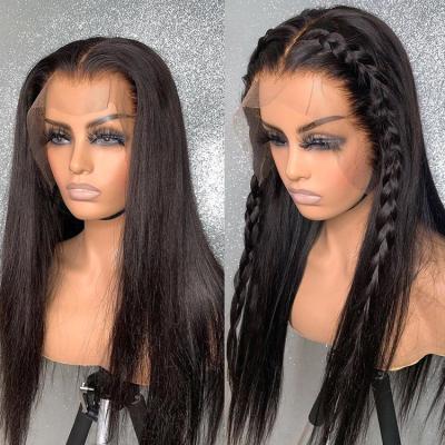 Cina 100g di parrucche di densità estensione dei capelli umani reali 180% capelli lisci lunghi in vendita