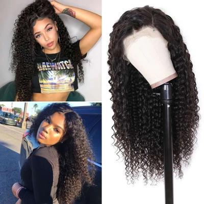 Cina Riccioli d'acqua Capelli umani Parrucche di pizzo svizzere/francese Estensioni imbattibili per la trasformazione finale dei capelli in vendita