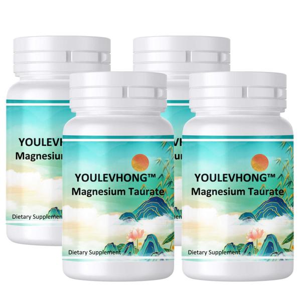 Quality 60 Servings Magnesium Taurate Capsules for Heart and Muscle Function Made in Organic for sale