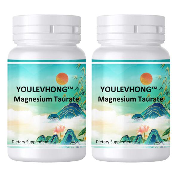 Quality 60 Servings Magnesium Taurate Capsules for Heart and Muscle Function Made in for sale