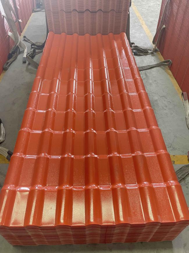 ASA synthetic resin roof tile installation example