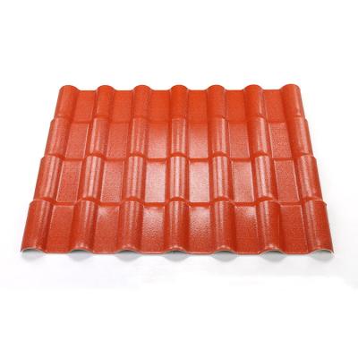 Cina Larghezza delle mattonelle di tetto della resina sintetica del PVC della prova di fuoco 1050mm per il balcone della fabbrica in vendita