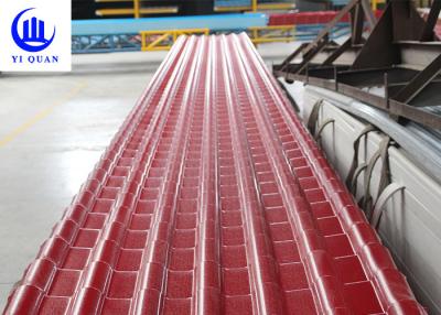 Cina Spessore lungo di plastica ondulato di durata della vita 3.0mm di ASA Spanish Style Roof Tiles in vendita