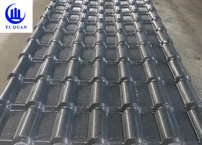 Cina Durata della vita lunga di resistenza agli'agenti atmosferici di ASA Plastic Spanish Roof Tiles di colore in vendita