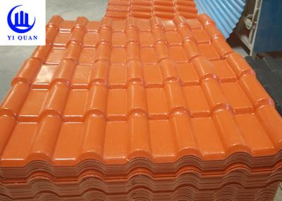 Cina PVC sano ASA Resin Roof Tile dell'isolamento termico 1050mm per costruzione tradizionale residenziale in vendita