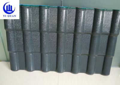 Cina PVC sano ASA Resin Roof Tile dell'isolamento termico 1050mm per costruzione tradizionale residenziale in vendita