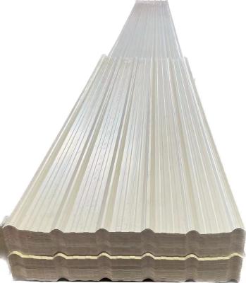 China 2.0mm Waterproof PVC APVC plastic roofing sheet for farm plant channel for sale