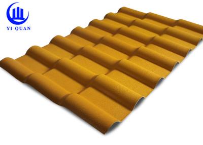 Cina Strato coprente di plastica ondulato Asa Synthetic Resin Roof Tile in vendita