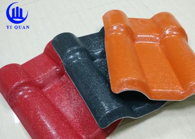 Cina Il tetto di plastica ondulato residenziale riveste lo stile di pannelli spagnolo della resina sintetica in vendita