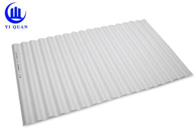 China PVC Blue Corrugated Plastic Roofing Tiles Polycarbonate Corrugated Carport Plastic Sheets for sale