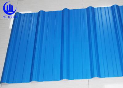 Cina Il blu eccellente del PVC di Resistanc di corrosione ha ondulato il tetto di plastica riveste 1130mm in vendita