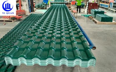 Cina Mattonelle dello strato di Roman Plastic Synthetic Resin Roof dello strato a prova di fuoco di stile cinese doppie in vendita