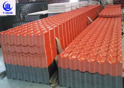 China Strato spagnolo del tetto del PVC delle mattonelle di tetto di Upvc di larghezza di 960mm per residenziale for sale