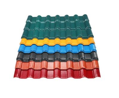 China ASA Synthetic Resin Roof Tile 2.5mm 3.0mm Thickness Weatherproof for sale