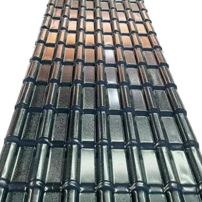 China ASA PVC Kunstharz Dachplatte 1050mm Breite 5 Jahre Garantie zu verkaufen