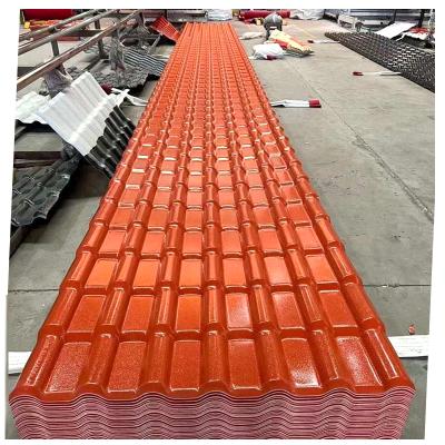 Κίνα Κεραμίδια οροφής από συνθετική ρητίνη ASA 1050mm πλάτος 2,5mm πάχος προς πώληση