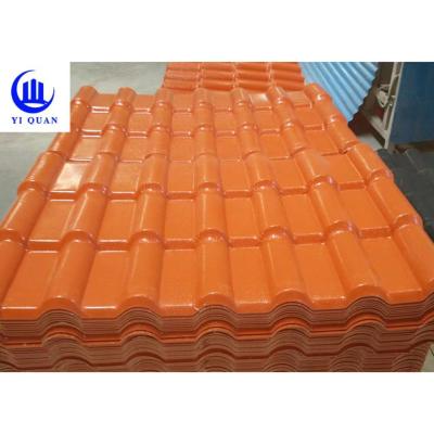 Κίνα ASA PVC Συνθετικό Κεραμίδι Στέγης Πλάτους 1050mm με 5-ετή Εγγύηση προς πώληση