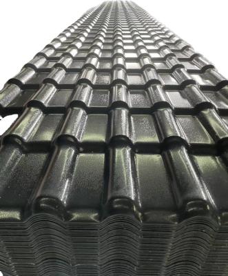 China ASA Synthetic Resin Roof Tile 1050mm Width Custom Length Windproof for sale