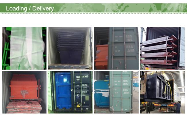 HLB-02 Waste Recycling Hook Lift Bins Container for Environmentally Friendly Waste Management 9