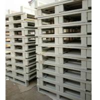 China Customized Size Four Way Entry Steel Reinforced Stackable Double Faced Transport Pallet Stackable for Space Efficiency for sale