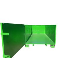 China Roll on Roll Off Dumpster Waste Receptacles Hook Bin 30 Cubic Meter Container for sale