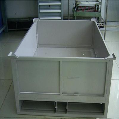 Cina Cage di stoccaggio in acciaio pieghevole per lavori pesanti Cage di stoccaggio in acciaio pieghevole Cage di stoccaggio in metallo chiudibile in vendita